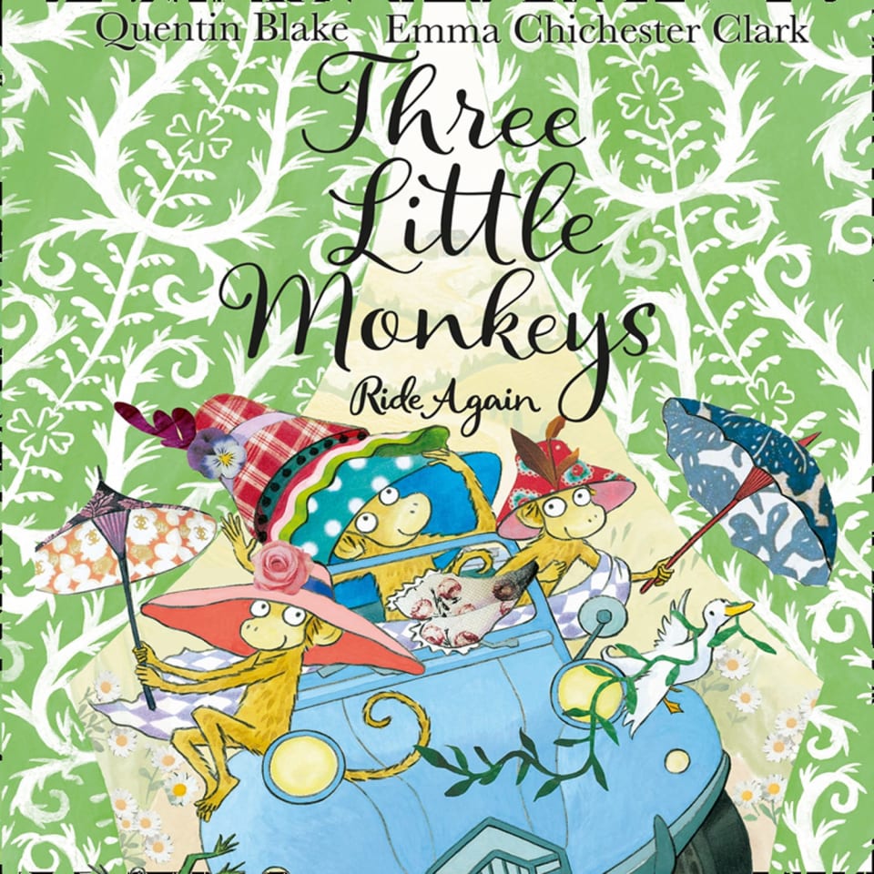 Three Little Monkeys Ride Again by Quentin Blake - Audiobook