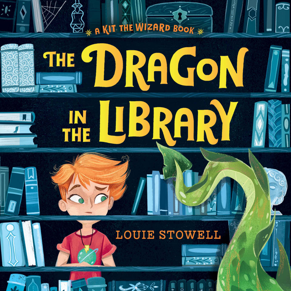 The Dragon in the Library by Davide Ortu & Louie Stowell - Audiobook