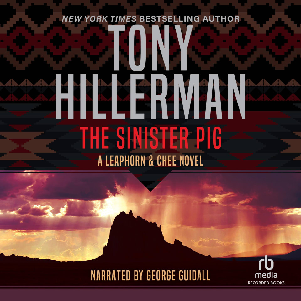 The Sinister Pig by Tony Hillerman - Audiobook