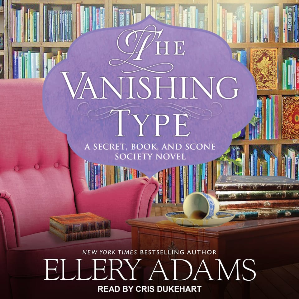 The Vanishing Type by Ellery Adams - Audiobook