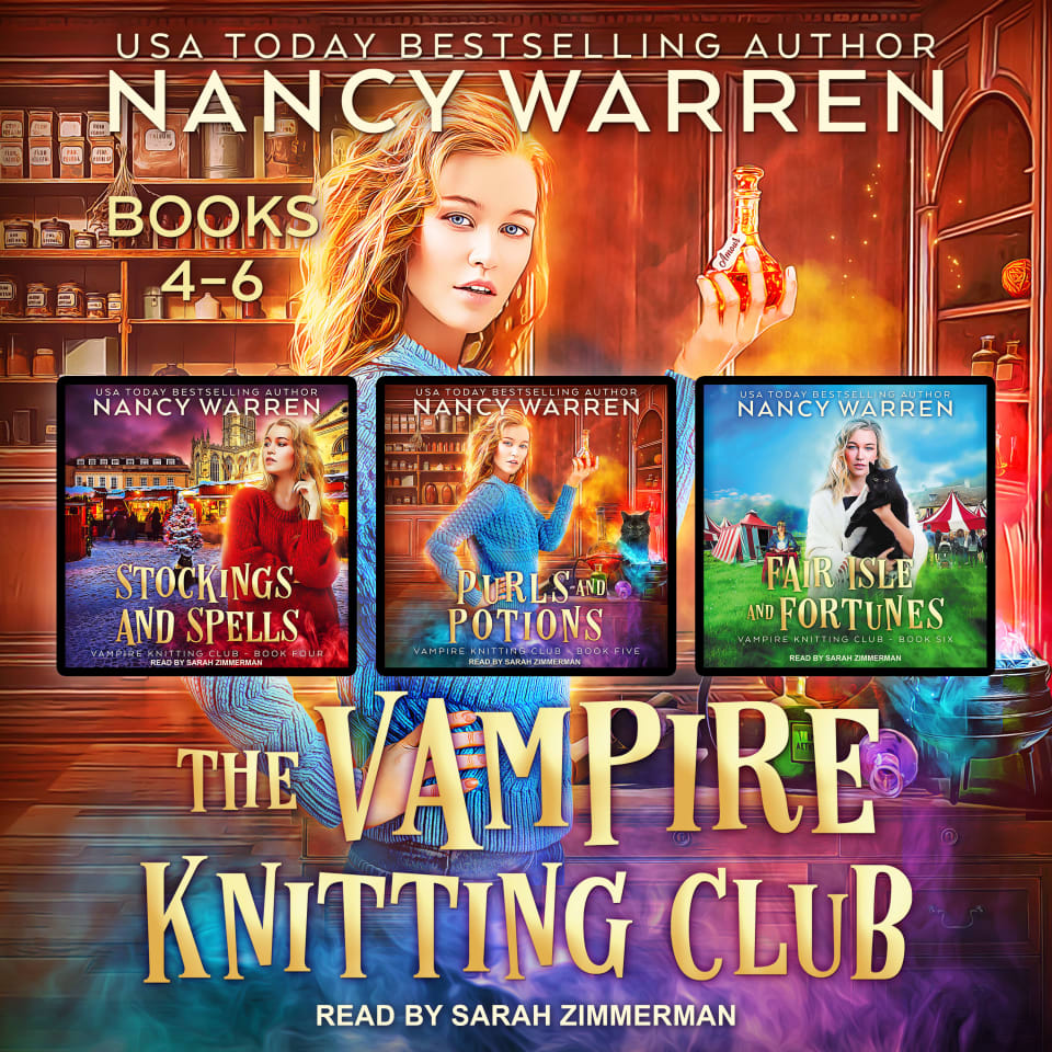 The Vampire Knitting Club Boxed Set by Nancy Warren - Audiobook