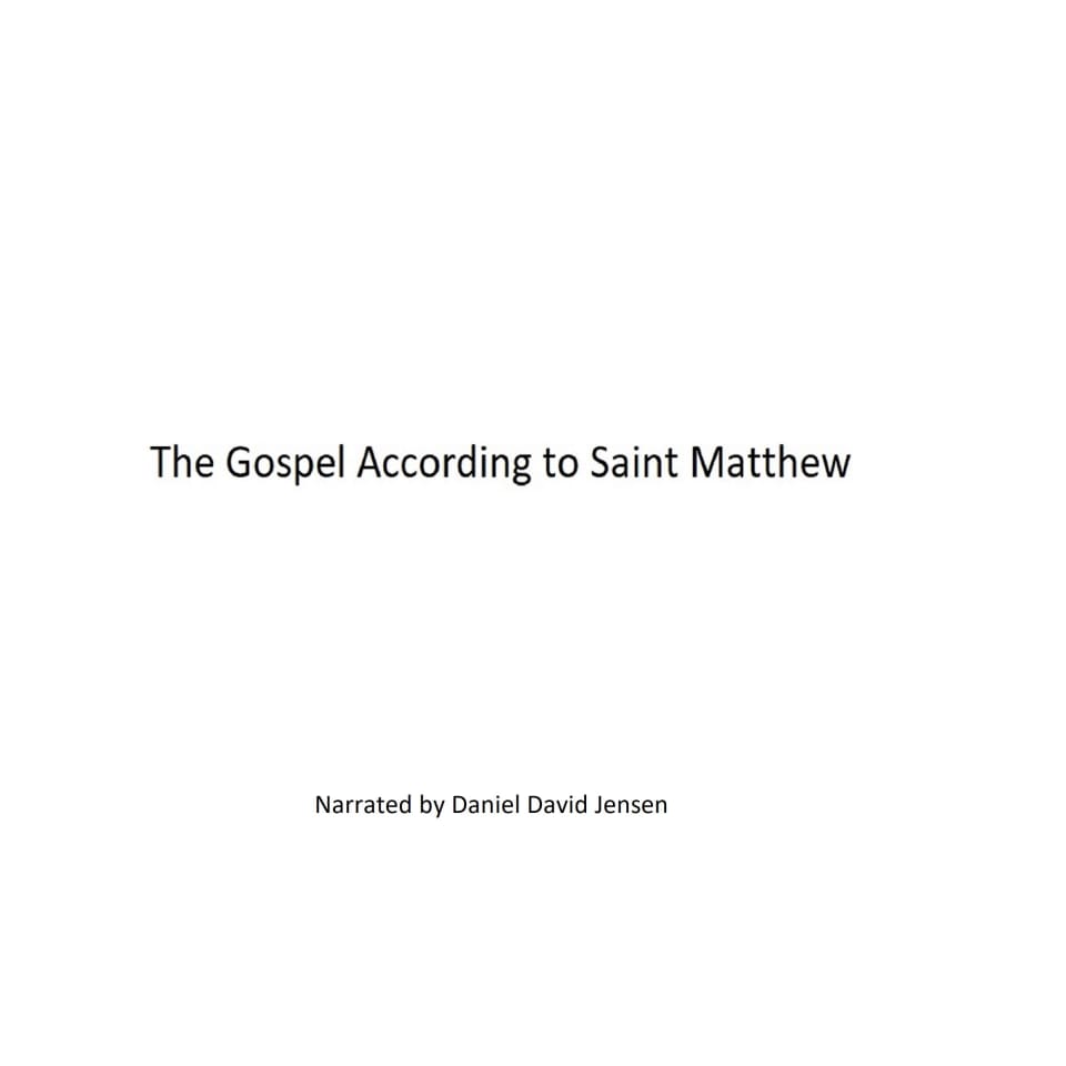 The Gospel According to Saint Matthew by AV & KJV - Audiobook