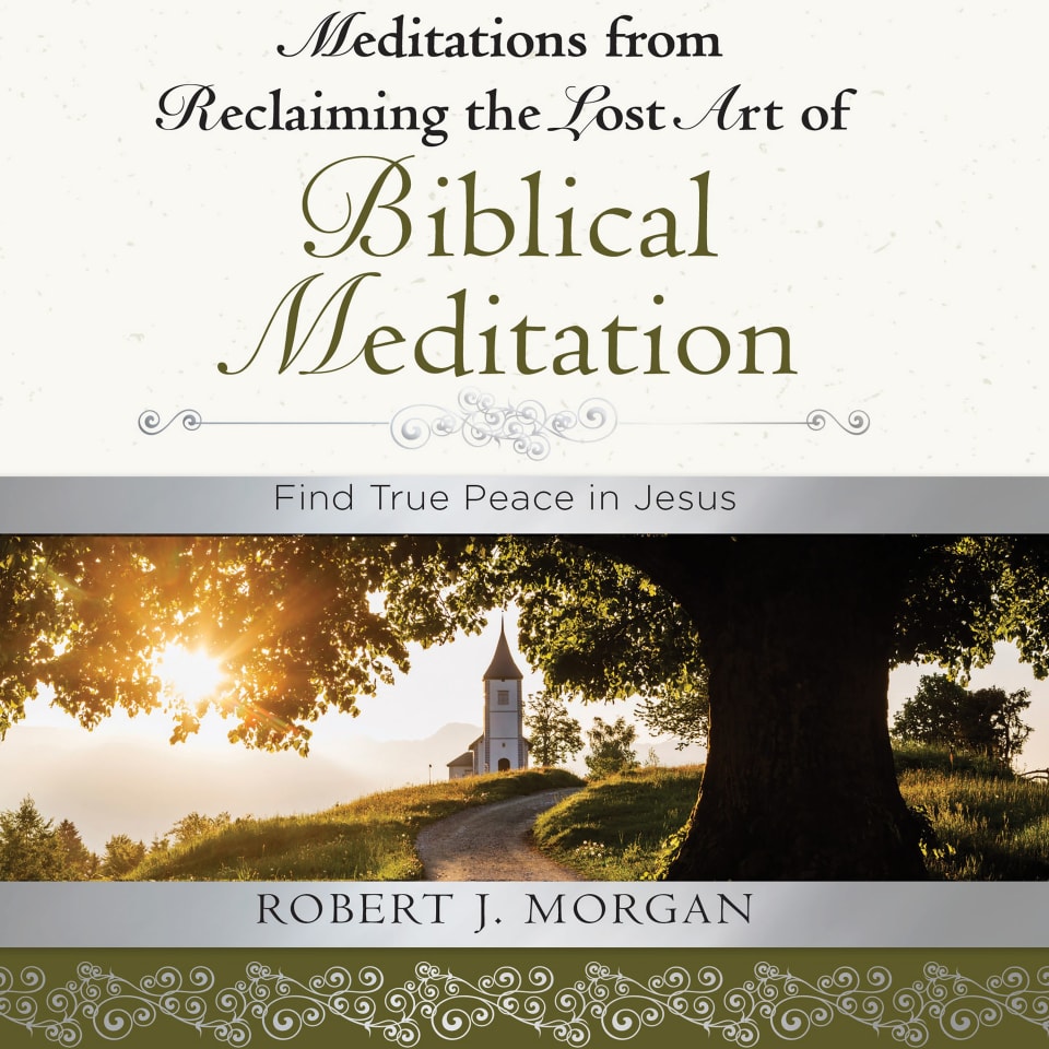 Meditations from Reclaiming the Lost Art of Biblical Meditation by ...