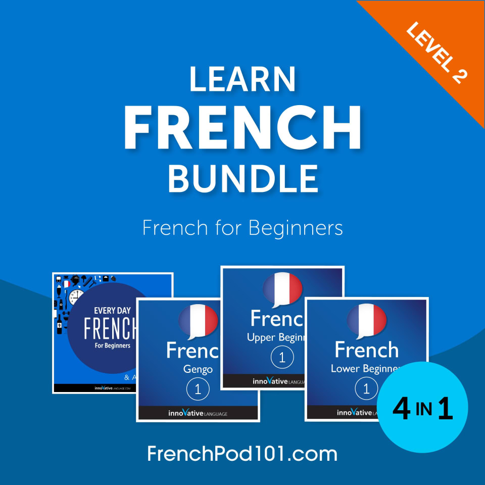 Learn French Bundle - French for Beginners (Level 2) by FrenchPod101 ...