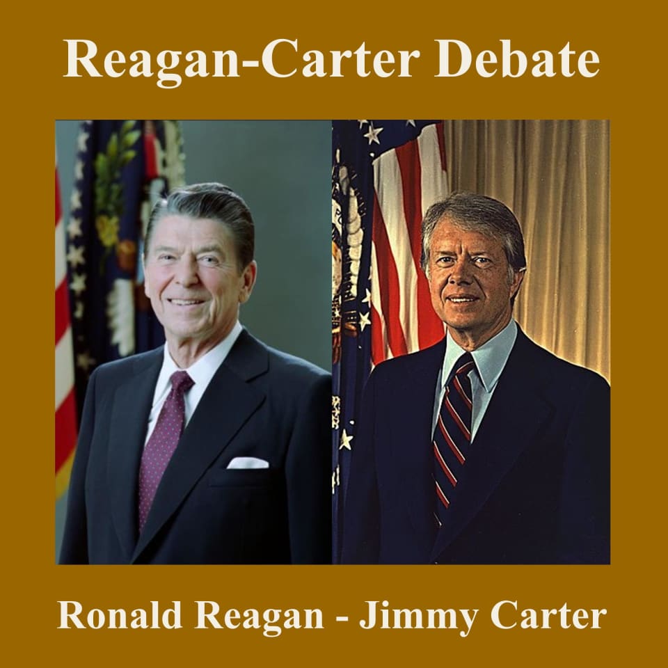 Reagan-Carter Debate by Jimmy Carter & Ronald Reagan - Audiobook