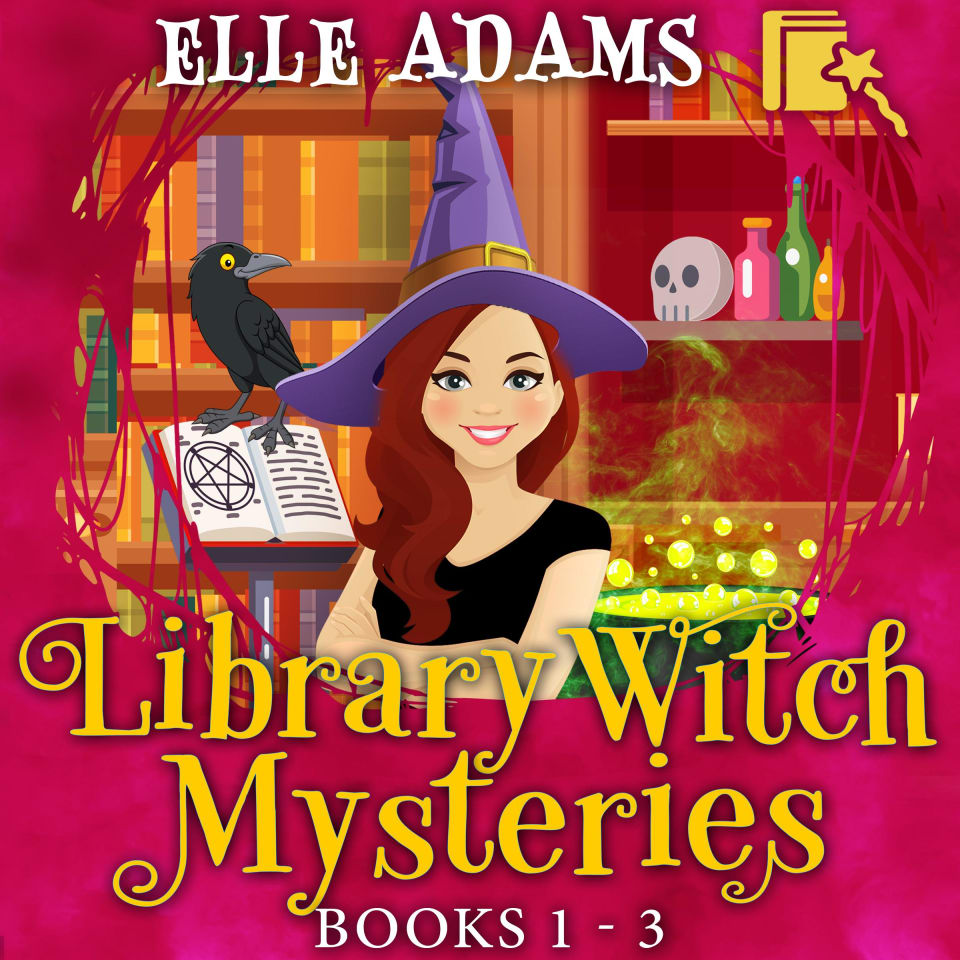 Library Witch Mysteries Books 1-3 by Elle Adams - Audiobook (No ...