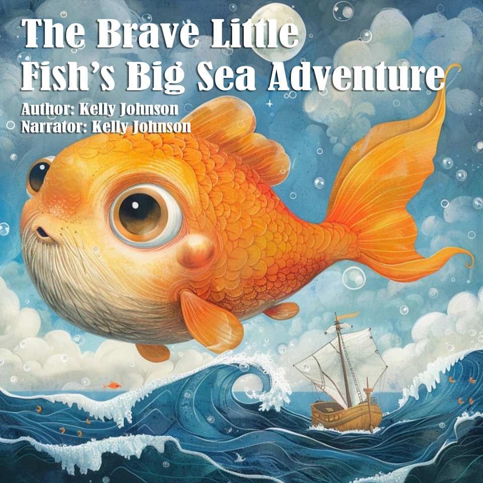 The Brave Little Fish's Big Sea Adventure by Kelly Johnson - Audiobook