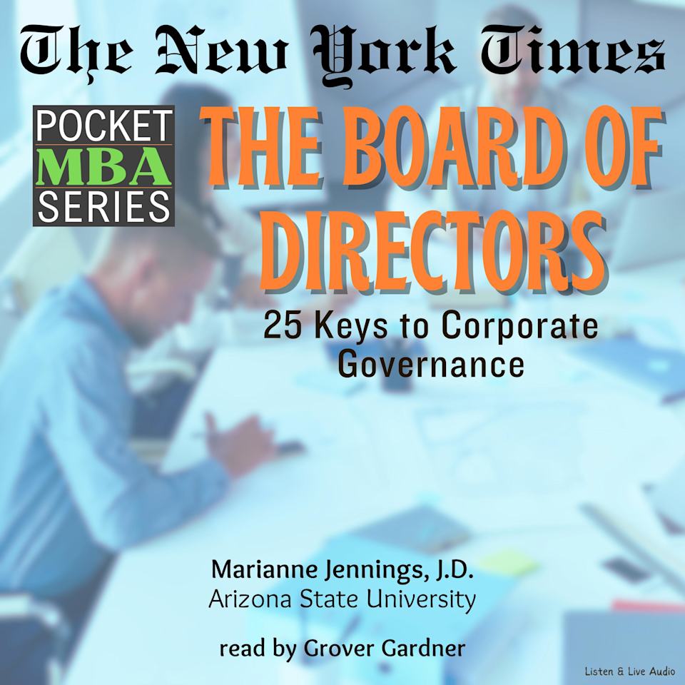 The New York Times Pocket MBA Series: The Board of Directors by ...