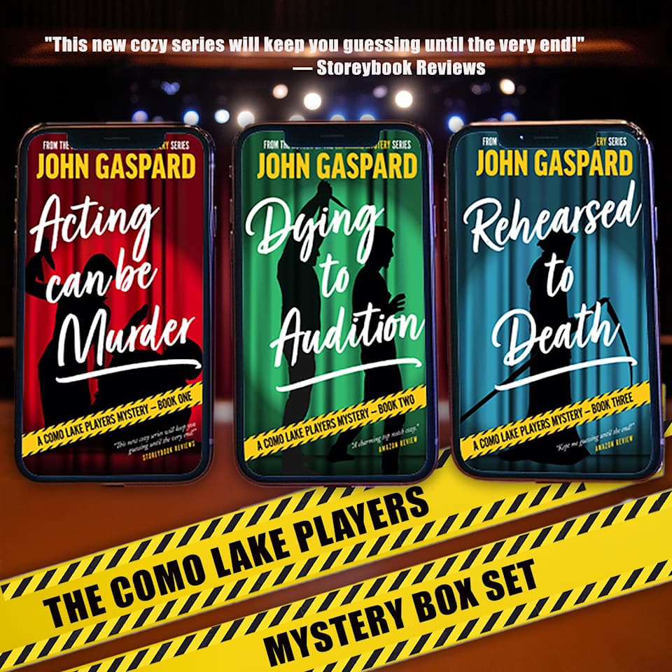 The Como Lake Players Mystery Box Set: Acting Can Be Murder, Dying To ...