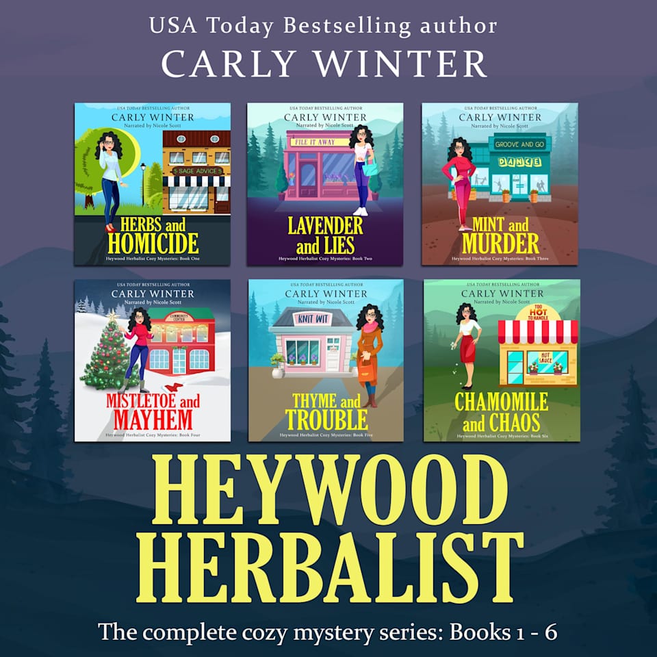 Heywood Herbalist Cozy Mysteries: Books 1-6 by Carly Winter - Audiobook
