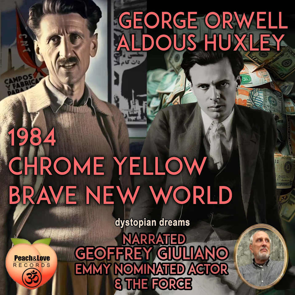 1984, Chrome Yellow, Brave New World by Aldous Huxley & George Orwell ...