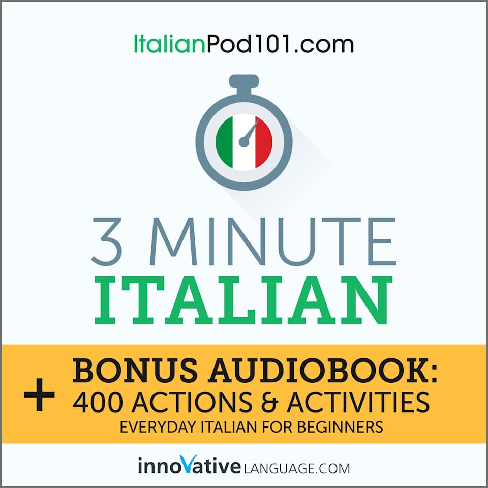 3-Minute Italian by Innovative Language Learning & ItalianPod101.com ...
