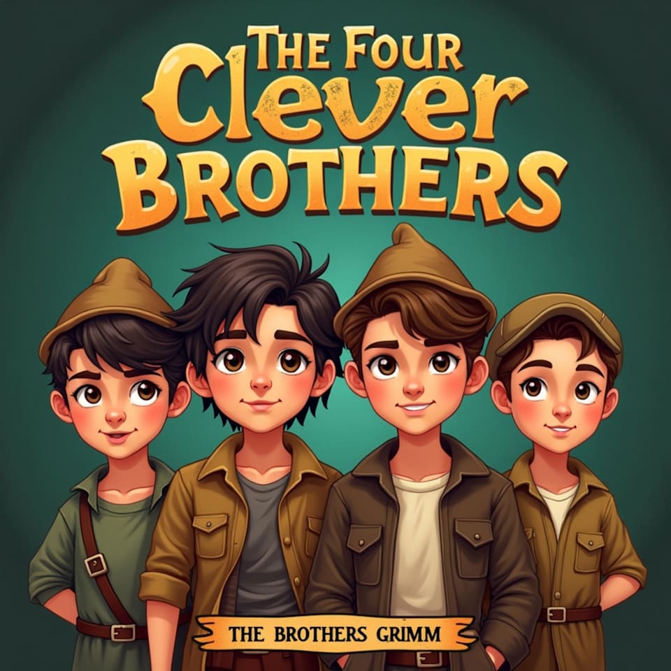 The Four Clever Brothers by Brothers Grimm - Audiobook