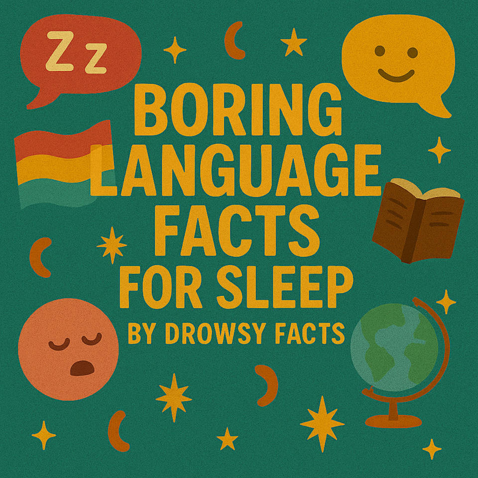 Boring Language Facts for Sleep by Drowsy Facts - Audiobook
