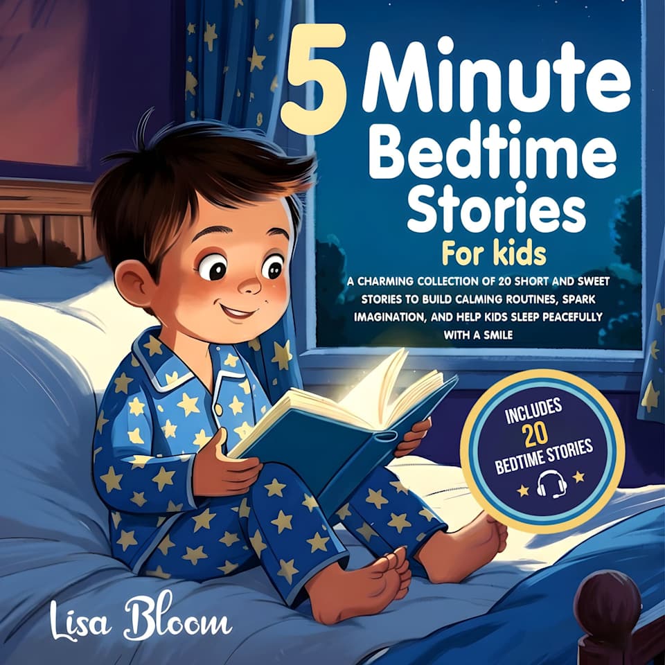 5-Minute Bedtime Stories for Kids by Lisa Bloom - Audiobook