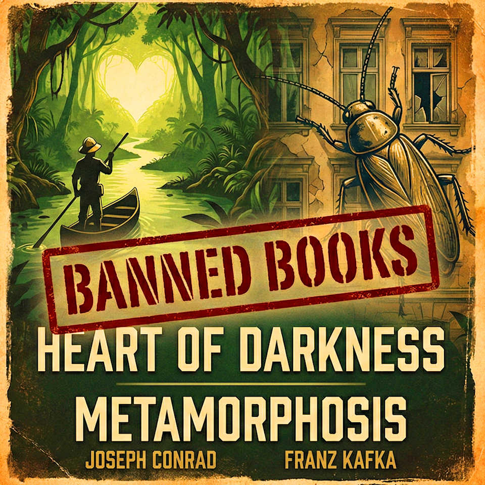 Banned Books – Heart of Darkness and Metamorphosis by Franz Kafka ...